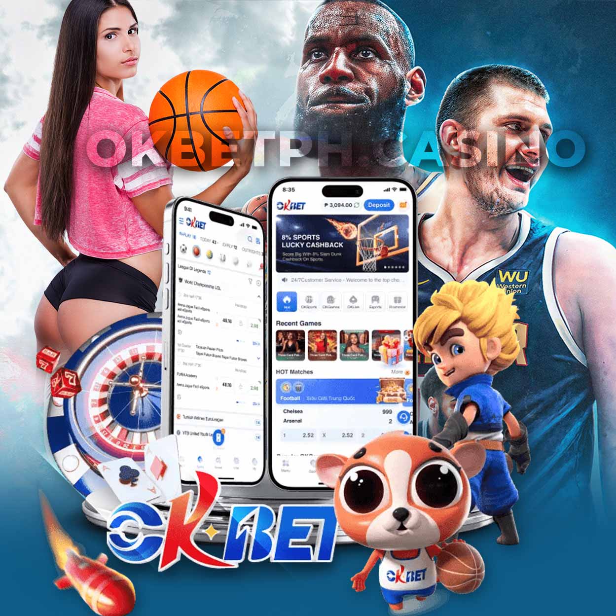 OKBet: Ultimate Gaming Hub with GCash & Maya for Filipinos